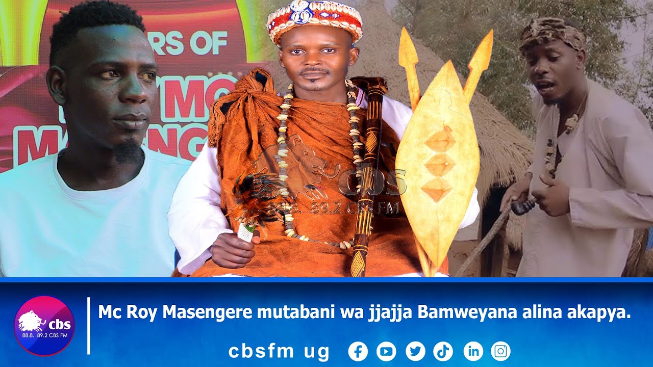 Mc Roy Masengere mutabani wa jjajja Bamweyana alina akapya, ategese ...