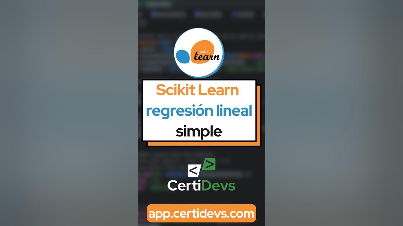 Regresión lineal con Python y Scikit Learn modelos de Machine Learning - YouTube