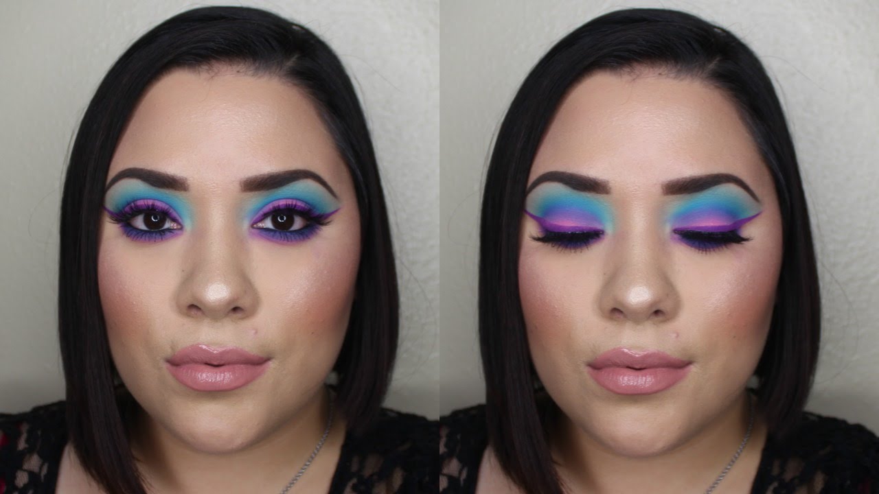 Cotton Candy Inspired Makeup Tutorial - YouTube