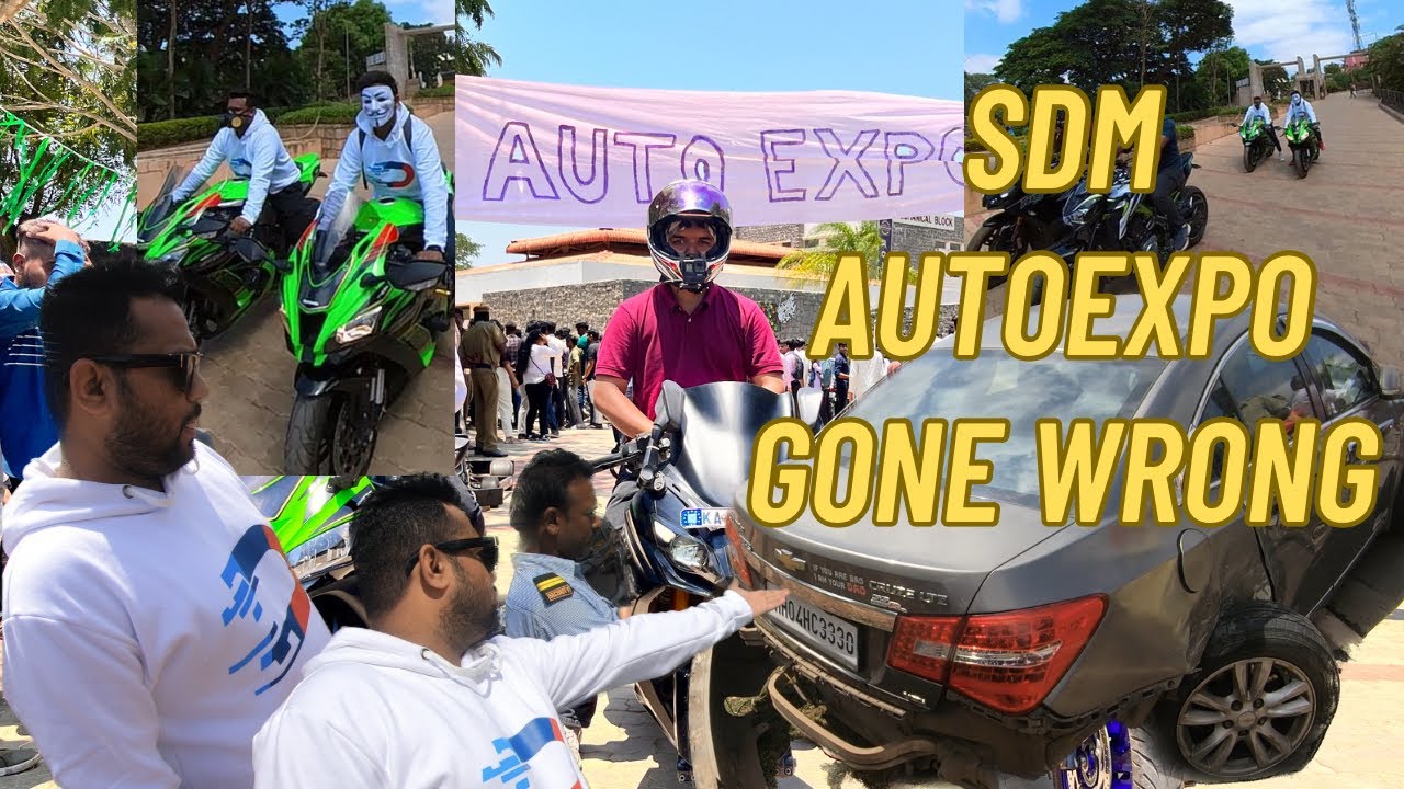 SDM AUTO EXPO 2023 DHARWAD GONE WRONG | ACCIDENT ON BELGUM HIGHWAY # ...