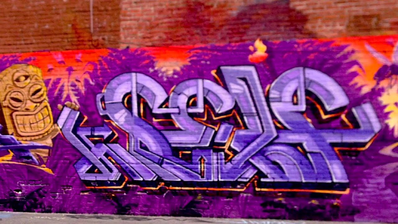 TEWSR & SELF CBS _ The Graff Lab _ Los Angeles GRAFFITI ART - YouTube