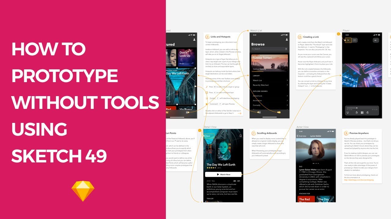 How to Prototype Using Sketch - New Features | UI/UX - YouTube