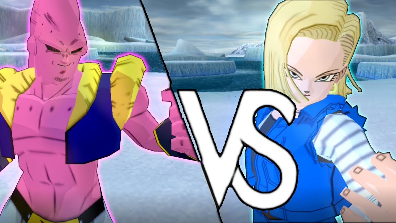 Android 18 Vs Super Buu REMATCH [DBZ: Budokai Tenkaichi 2] - YouTube