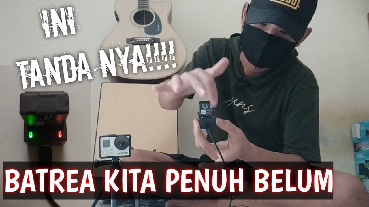 Tutorial cara mengetahui batrea dari camera action cam, penuh atau ...