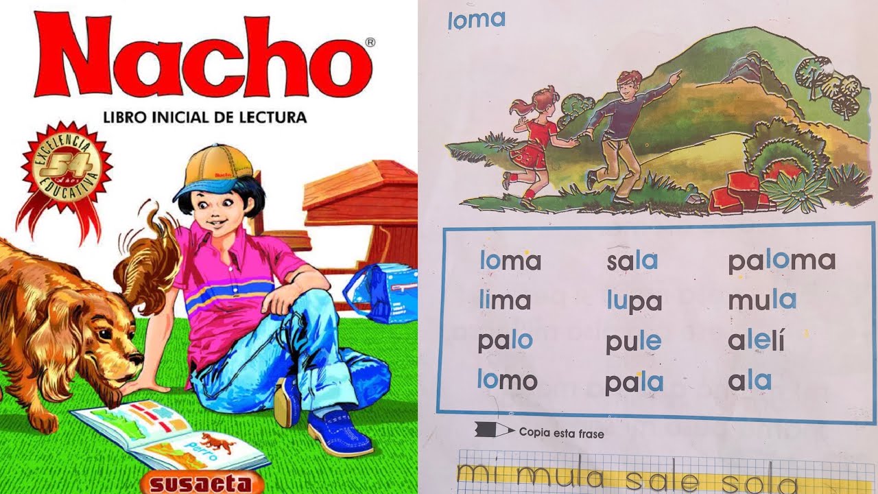 Lección de loma del libro Nacho / Aprendiendo la letra Ll / La cartilla ...
