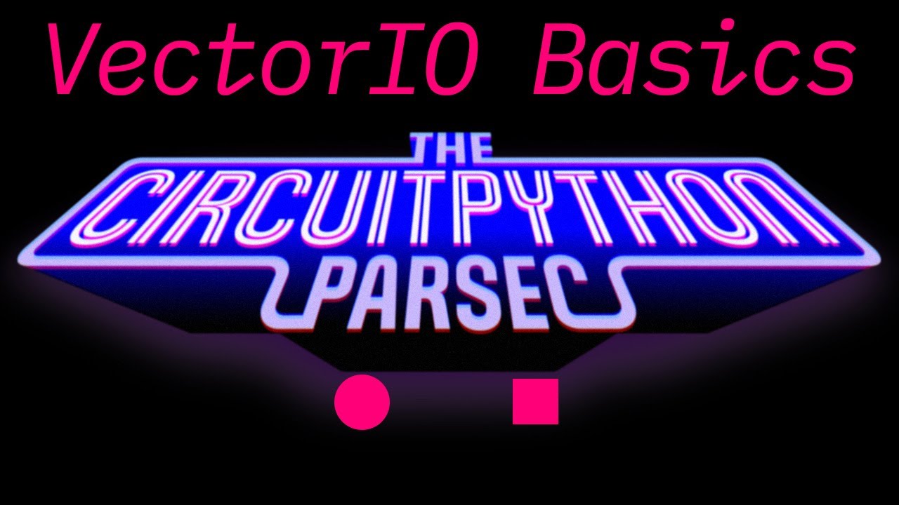 John Park's CircuitPython Parsec: VectorIO Shapes @adafruit @johnedgarpark #adafruit # ...
