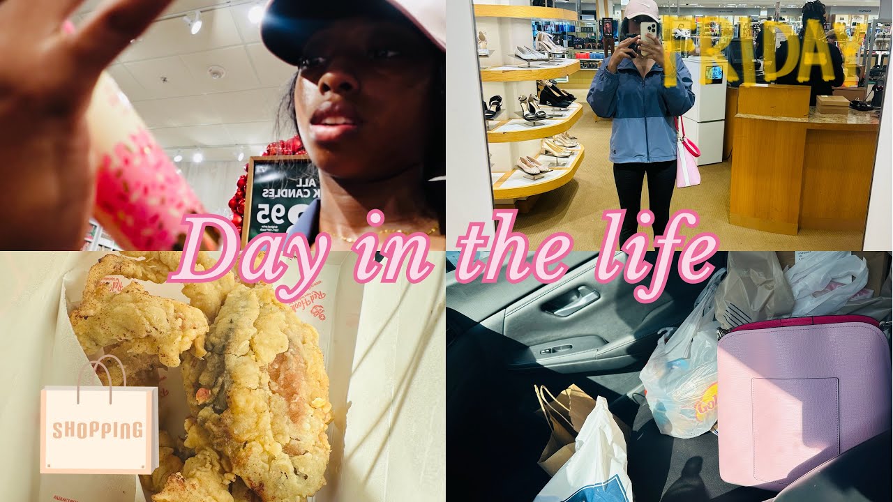 A day in the life: SPOILING MYSELF💖/ shopping, food, eyebrow wax & more ...