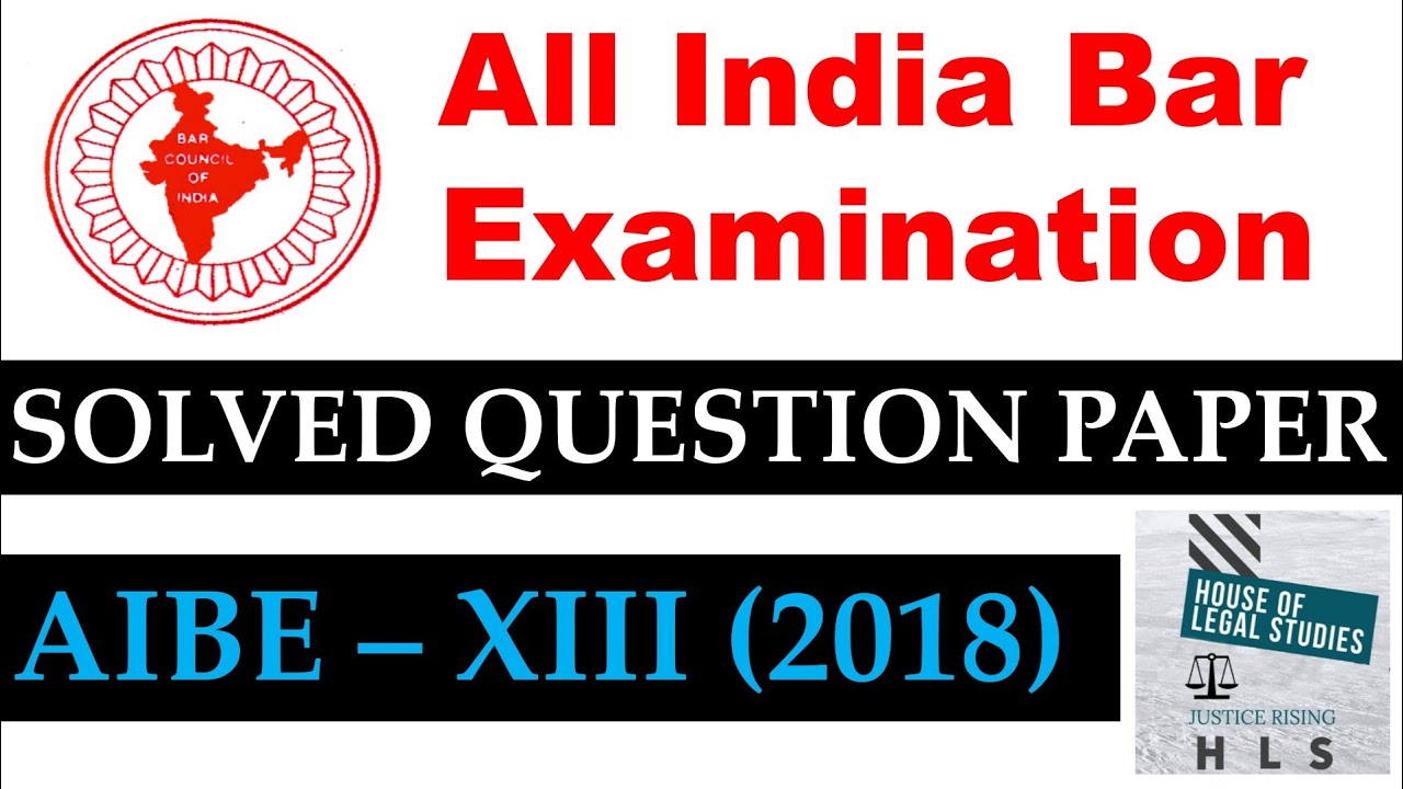 AIBE Question Paper Aibe 13 Paper With Answers Aibe Dec 2018 Paper aibe-question-paper-aibe-13-paper-with-answers-aibe-dec-2018-paper