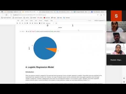 Spam filtering system using logistic regression algorithm(DSCI6002 ...
