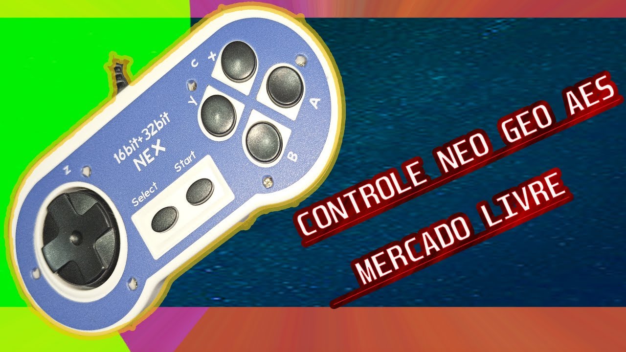 Controle neo geo aes mercado livre - YouTube