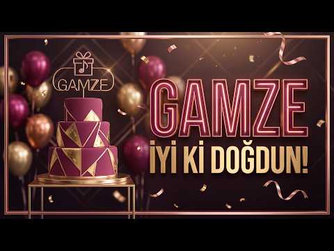 Gamze - İyi Ki Doğdun (İsme Özel Lüks Doğum Günü Şarkısı)