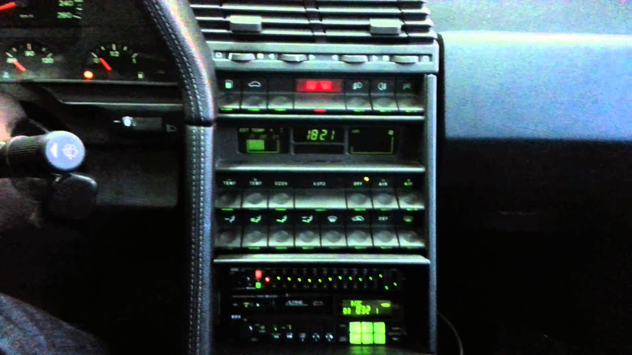 Alfa 164 Q4 Alpine 7618 - YouTube