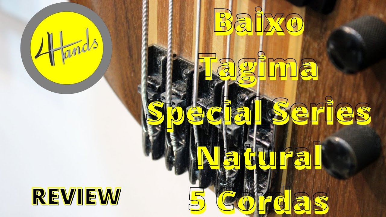 Review Baixo Tagima Special Series 5 Cordas Natural - YouTube