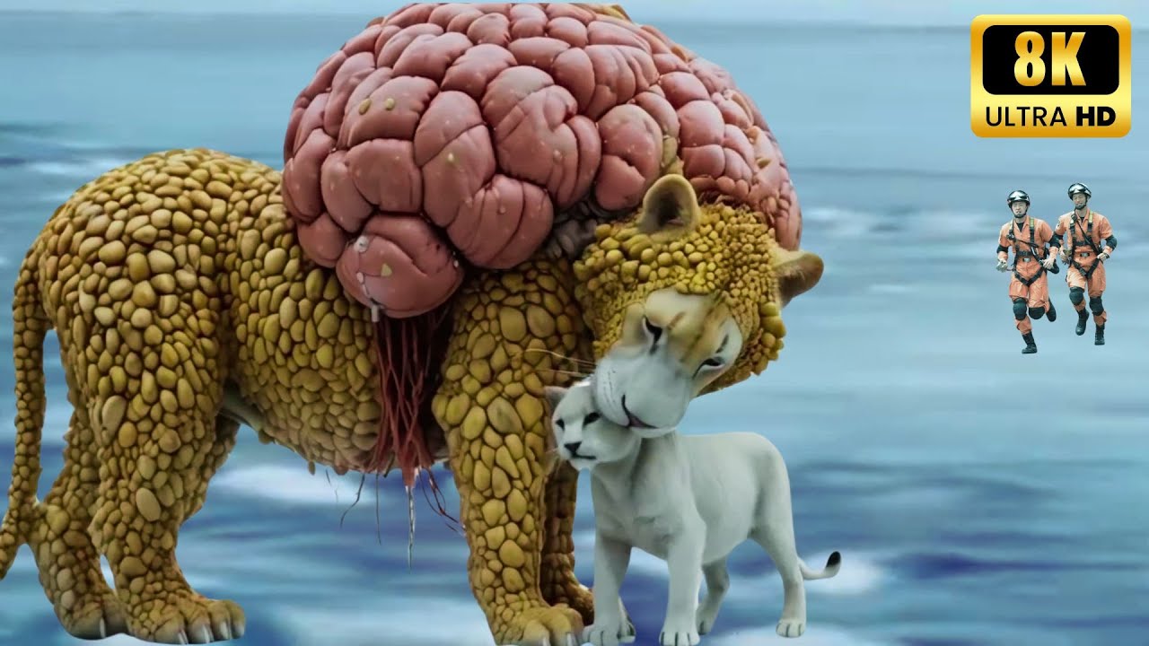 The Tiger From Large Parasitic Holes In Its Body The Rescue Team ...