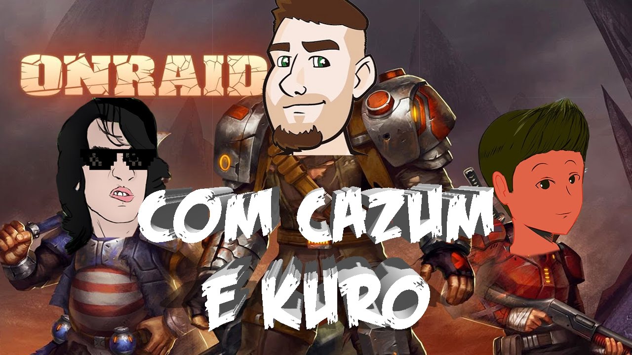 JOGO MALUCO! | Onraid Gameplay com Cazum8 e Kuro Player - YouTube