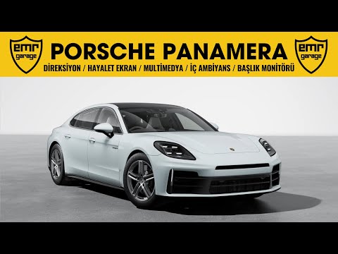Porsche Panamera çift ekran multimedya - direksiyon - hayalet kadran - Ambiyans aydınlatma
