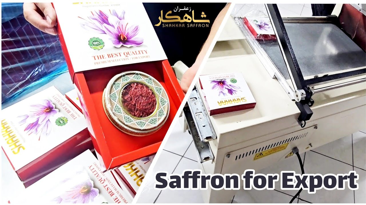 Luxury Iranian Saffron Packaging Process | How Premium Saffron is ...