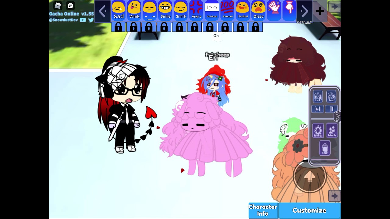 I Became A Pink Sheep (With Them) ! ~ Gacha Online, Roblox - YouTube
