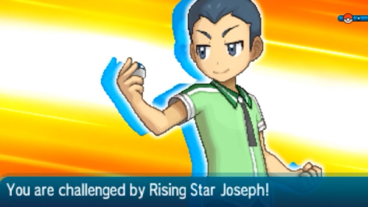Pokemon Sun & Moon - Rising Star Joseph - Trainer School - YouTube