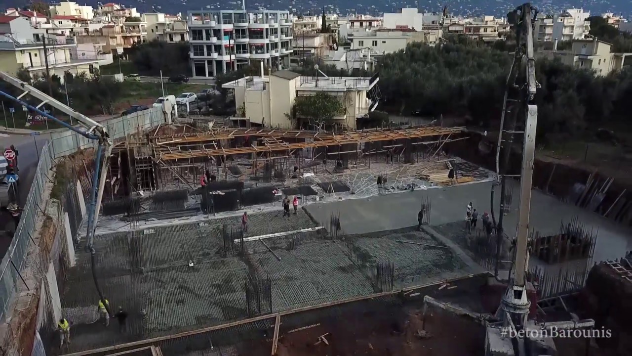 Μπετόν Μπαρούνης (έργο στην Καλαμάτα) - YouTube