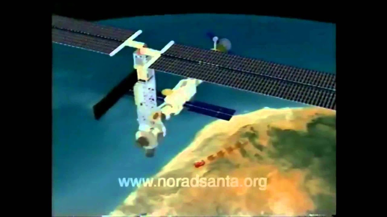 NORAD Tracks Santa 2000 - International Space Station - YouTube