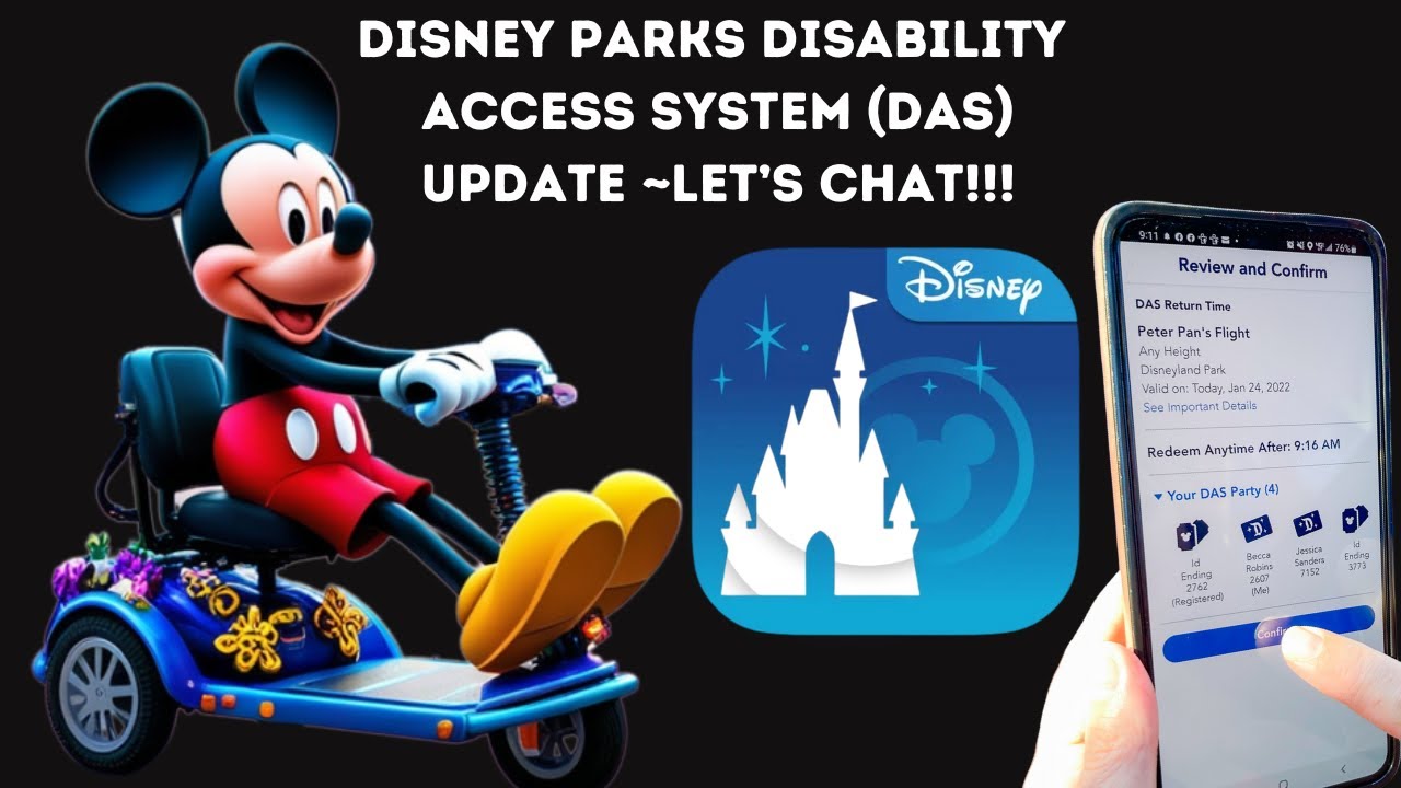 DAS Interview UPDATE: Disney Parks Disability Access System (DAS) - YouTube