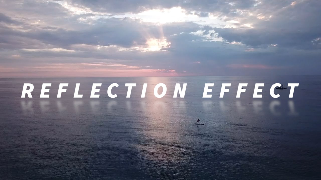 Adobe Premiere Pro Text Reflection Effect Youtube