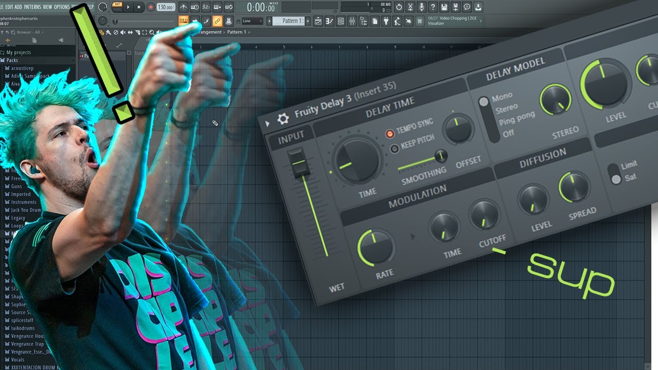 New VR-like Delay Bass With Sytrus and Delay 3 - Free FLP! #sounddesign ...