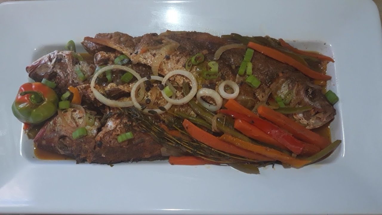Brown Stew Snapper Fish| Jamaican style| How to make Brown stew snapper ...