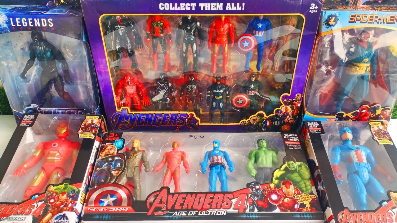 AVENGERS TOYS/Action Figures/Unboxing/Cheap price/Ironman,hulk,thor ...