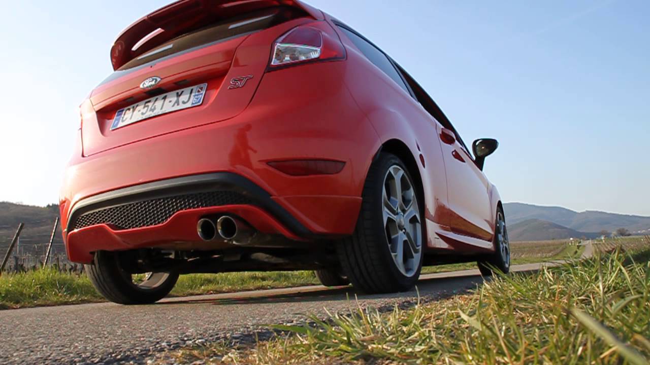 Fiesta st 182 cat back miltek - YouTube