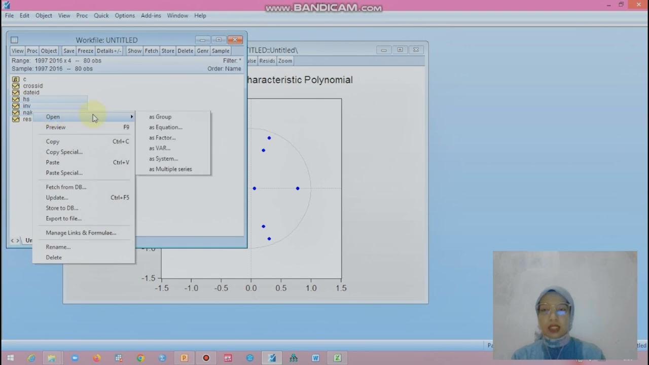 Pengolahan Data Panel Model VAR/VECM menggunakan Eviews 9 - YouTube