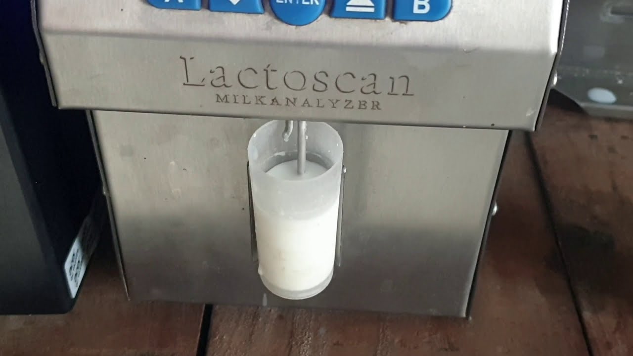 Buffalo/cow milk fat testing machine (modern) | #dairy | #milking - YouTube