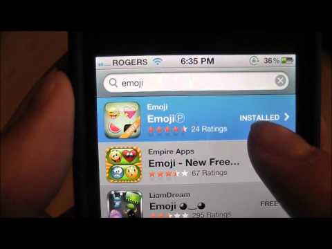 HowTo: Get Emotion icons on iPhone/ iPad/ iPod touch - YouTube