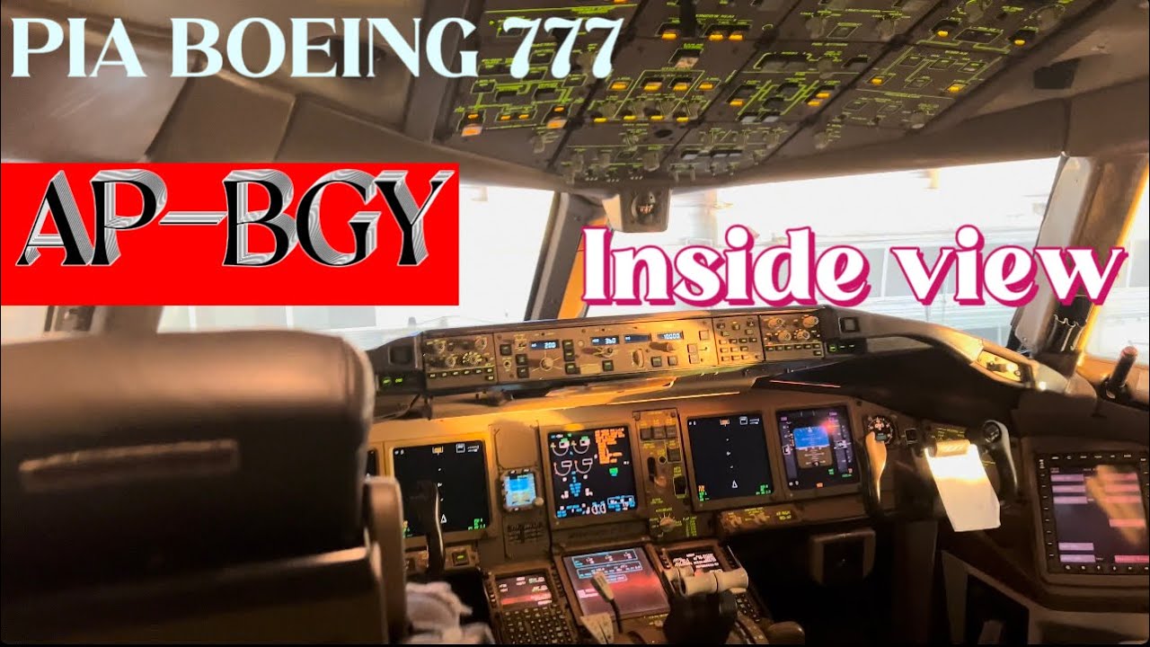 Boeing 777 AP-BGY | Inside View After check C |@Boeing @worldaviation4k ...