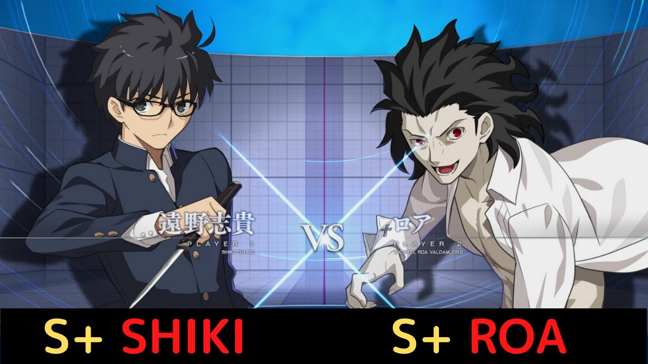 【メルブラ】S+ 志貴│SHIKI vs S+ ロア│ROA【MELTY BLOOD TYPE LUMINA】 - YouTube