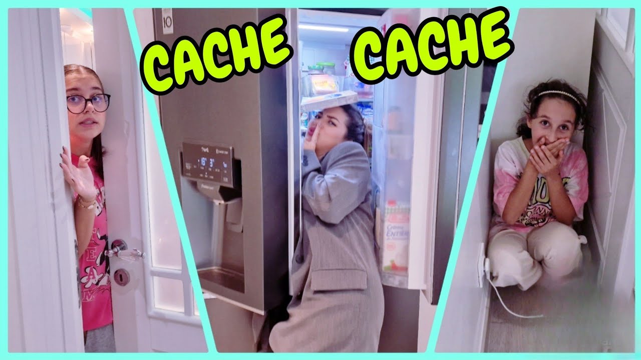 CACHE CACHE DANS LE DÉMÉNAGEMENT #sistersalipour #cachecache - YouTube