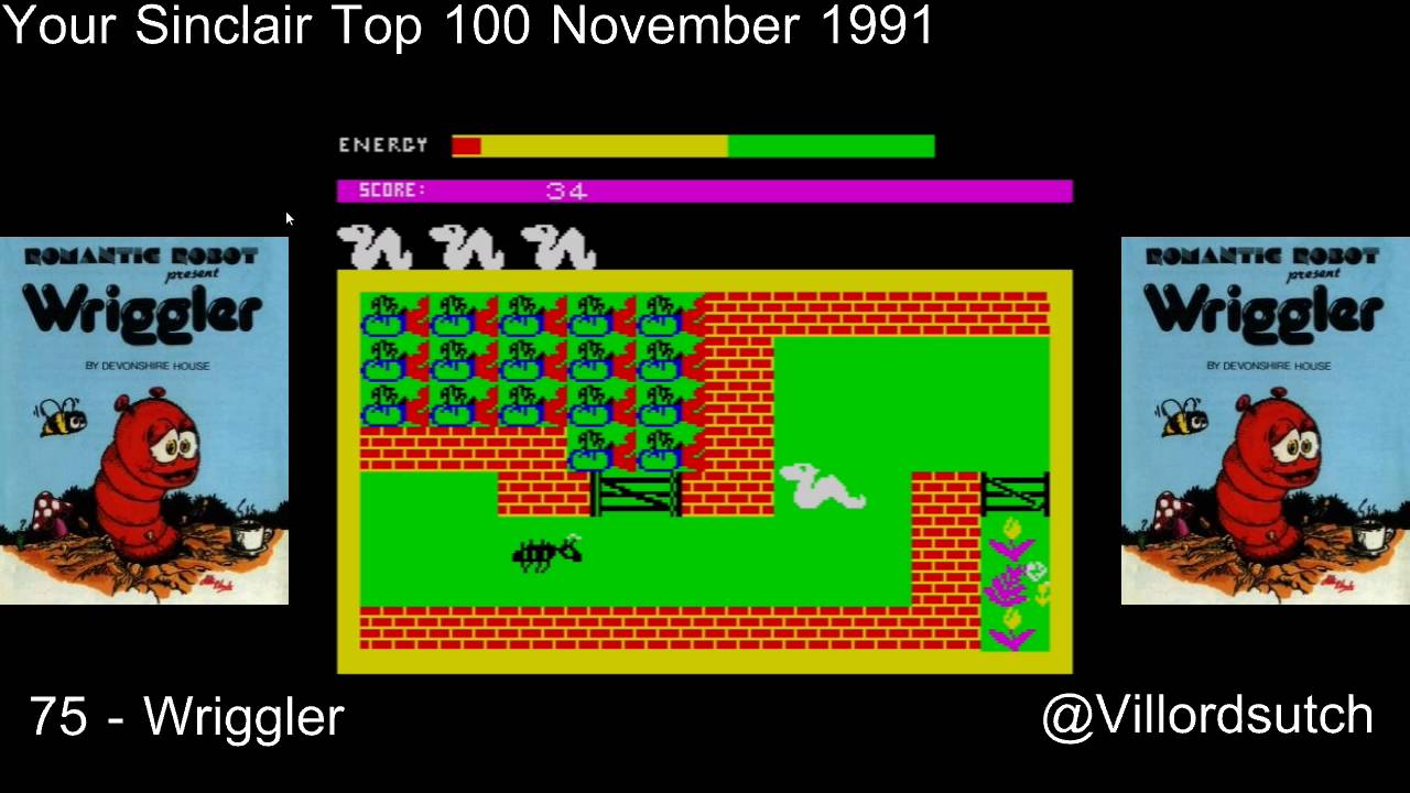 Your Sinclairs 100 Greatest Games - 75 Wriggler - YouTube