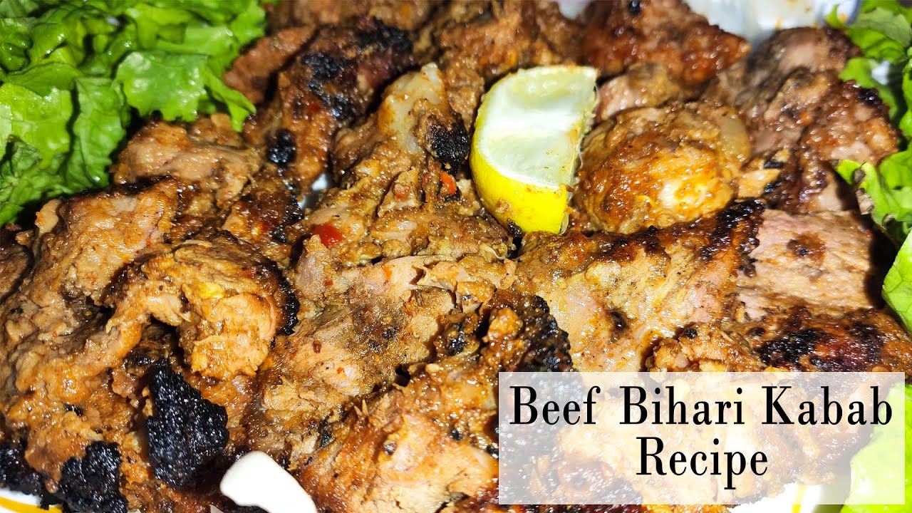 How To Make Beef Bihari Kabab Recipe || Beef Behari Kebab Recipe ...