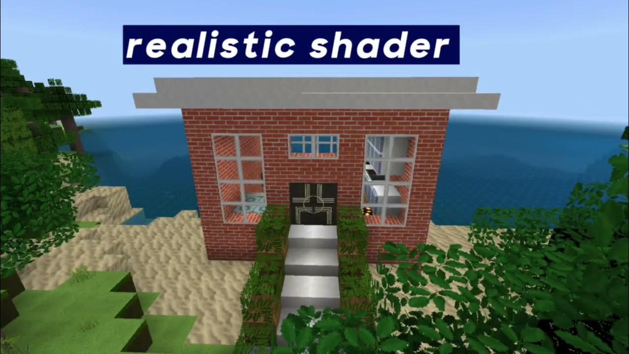 Realistic shader file vs standart shader minecraft - YouTube