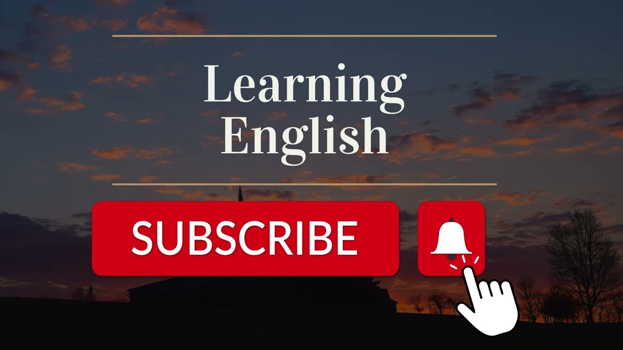 Learn english with me - YouTube