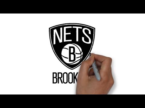 HOW TO DRAW BROOKLYN NETS LOGO - YouTube