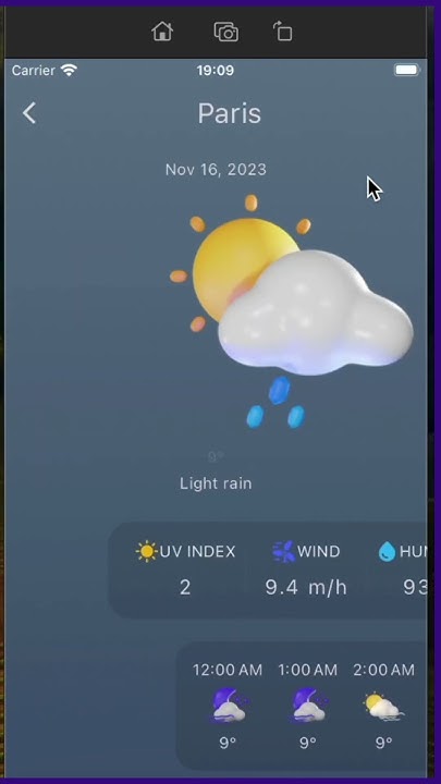 Flutter Demo Weather App #shorts #flutter #dart #coding - YouTube