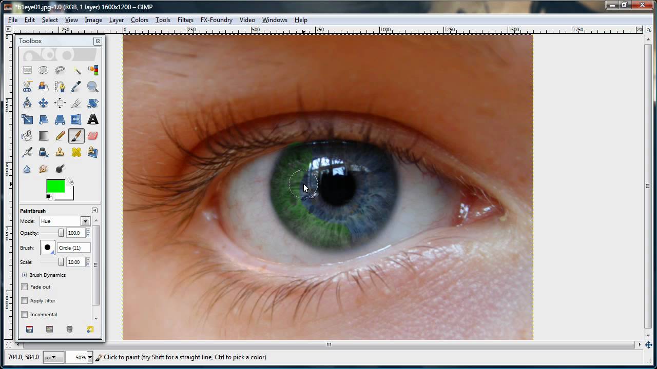 How To Change Eye Color In GIMP 2 6 4 YouTube How To Change Eye Color In GIMP 2 6 4 YouTube