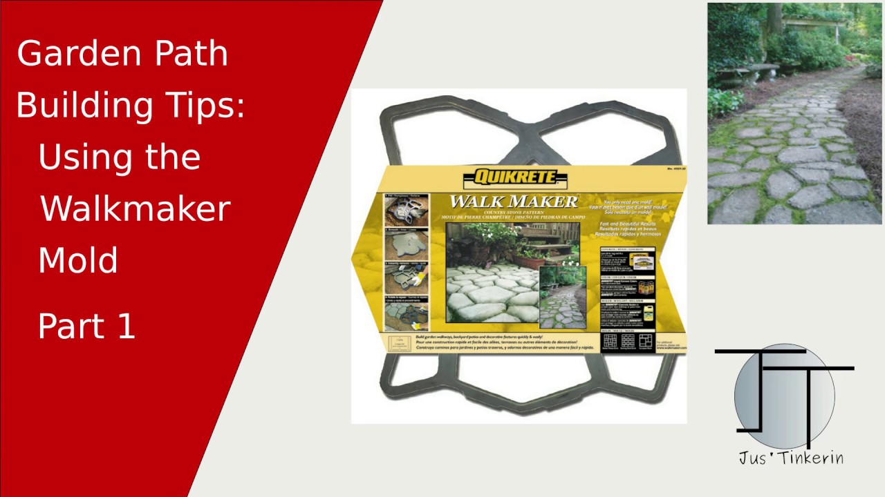 Garden Path Building Tips: Using a Walkmaker Mold - YouTube