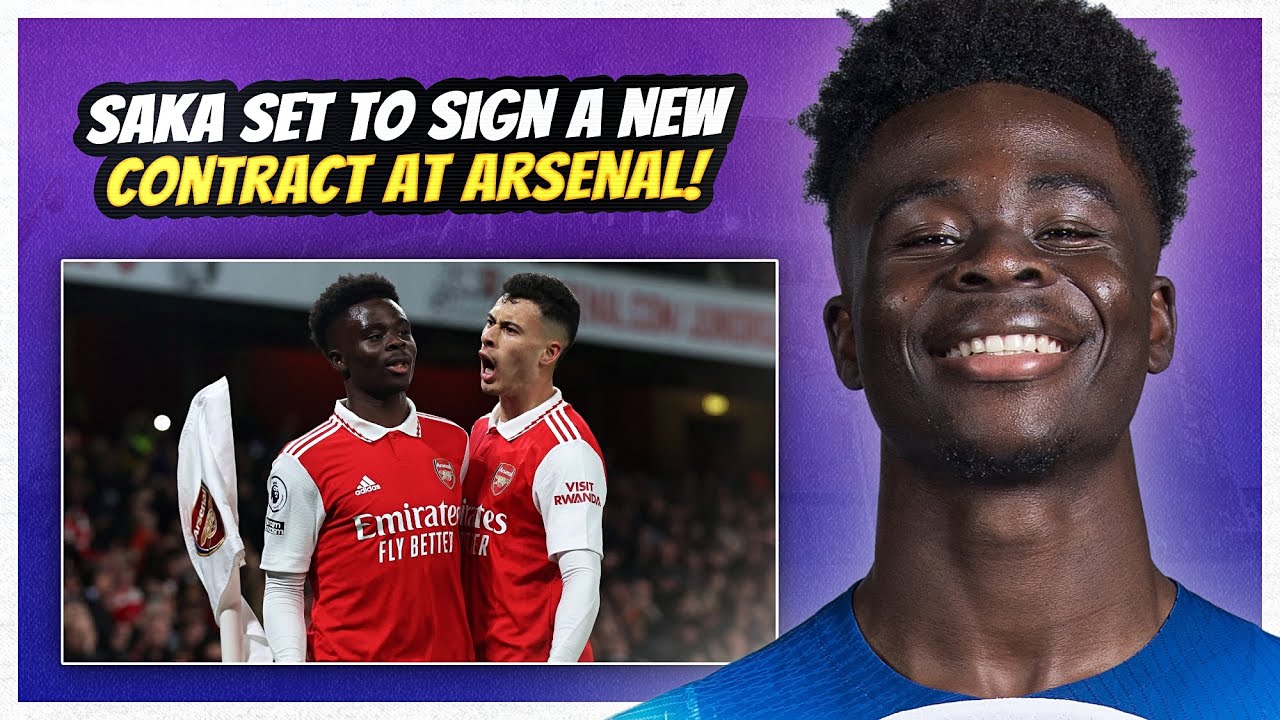 Bukayo Saka set to sign a new £300,000-a-week contract at Arsenal ...