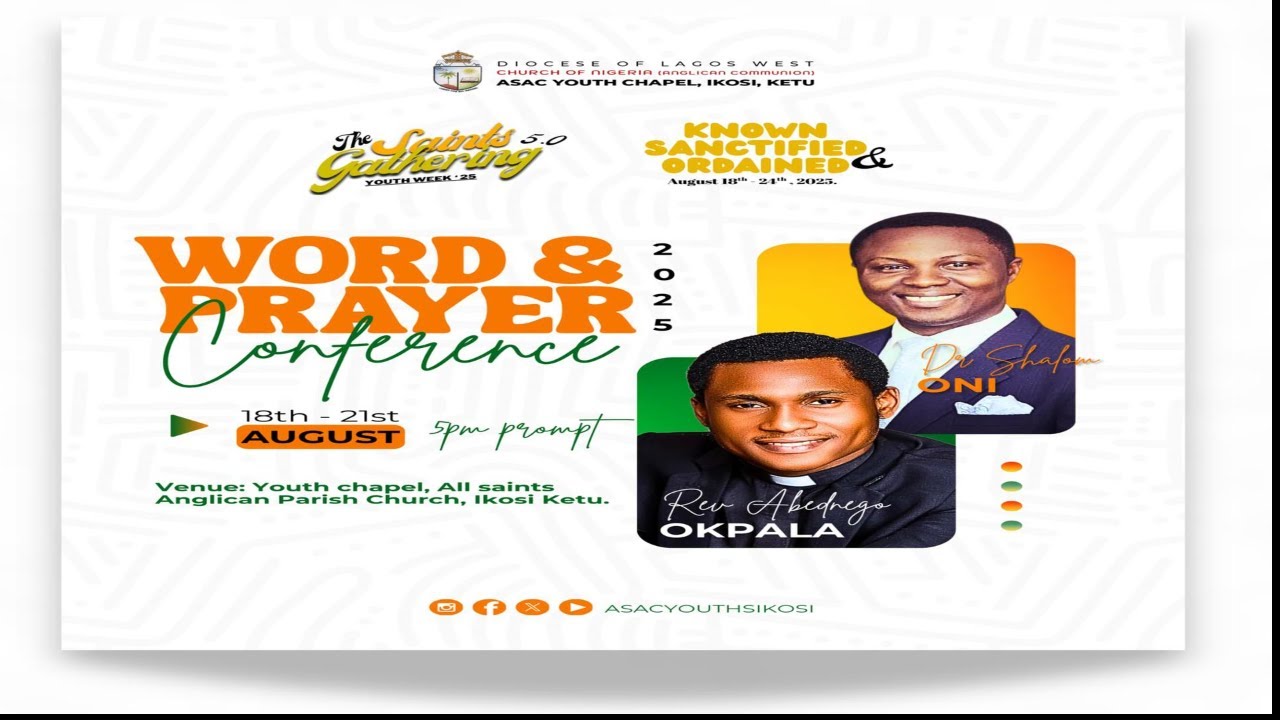 DAY 2 WORD AND PRAYER CONFERENCE - YouTube