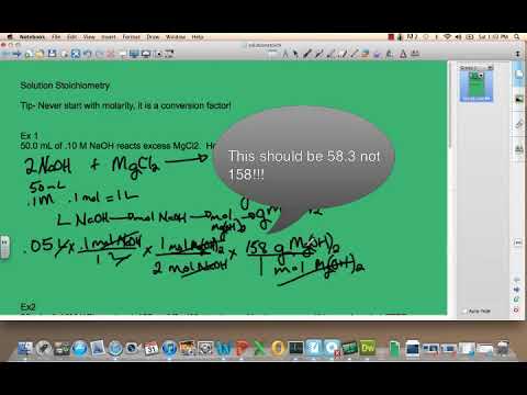 Soln Stoich Extra Problems - YouTube