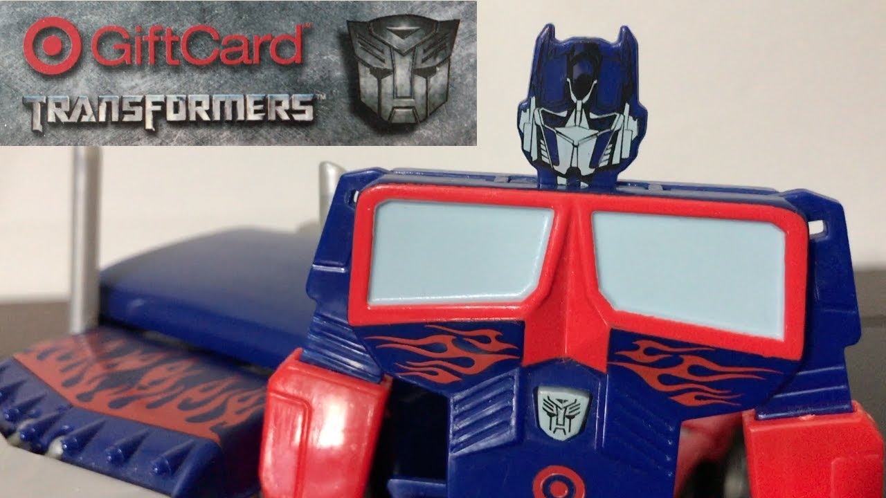 Limited Edition Optimus Prime Gift Card - YouTube