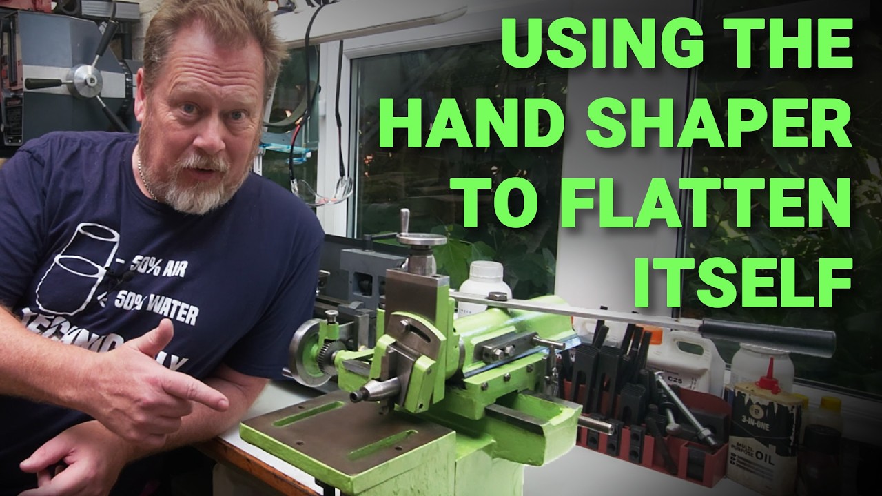 Using the hand shaper to machine itself flat - restoring the hand ...